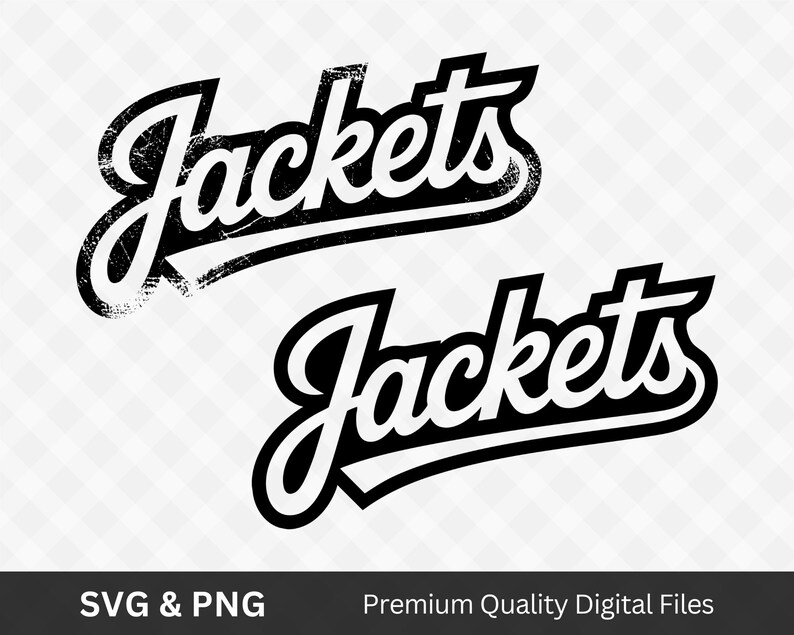 Jackets Distressed Svg Png, Grunge Team Name, Jackets Football Png ...