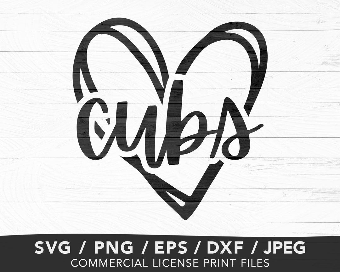 Cubs Svg Png School Spirit - Etsy