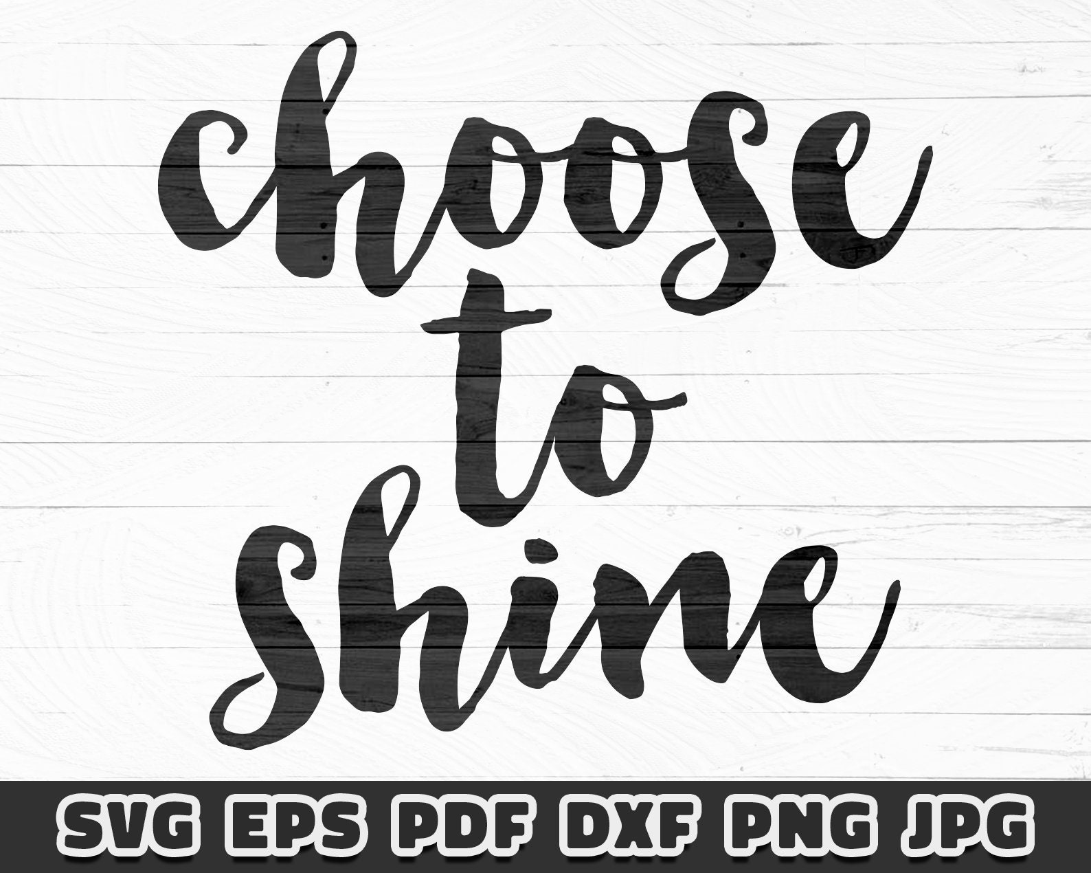 Choose to Shine SVG Cut File Cricut und Silhouette | Etsy