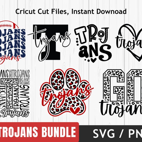 Trojans Logo - Etsy
