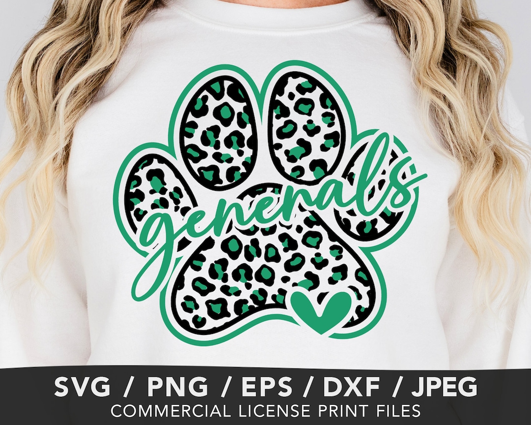 Generals Svg File, School Mascot General Svg, Generals Png, Svg for ...