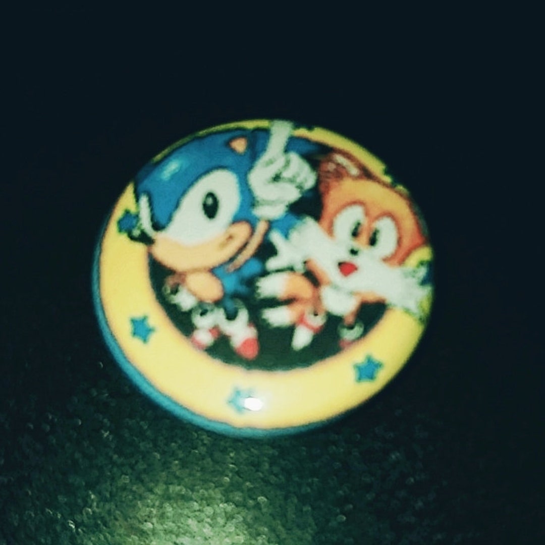 Sonic and Tails One-button Pin - Etsy