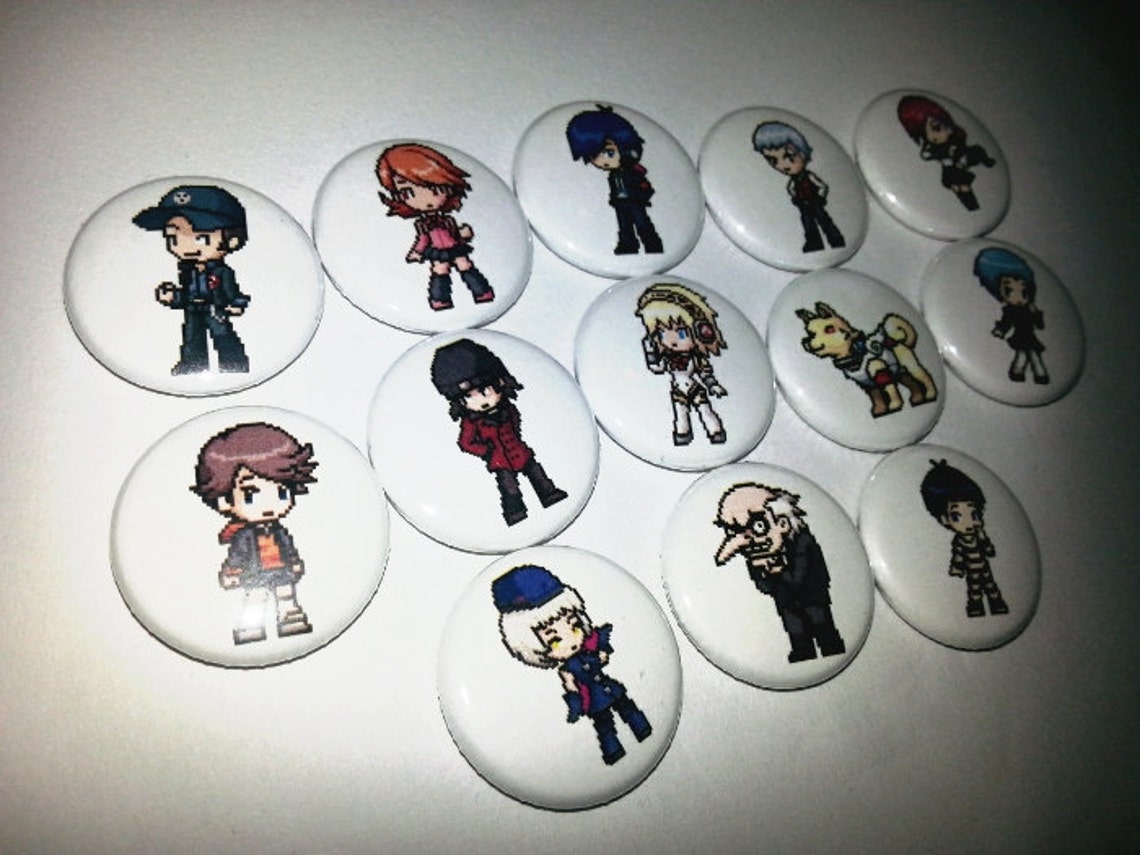 34 One-inch Persona 3 Buttons - Etsy