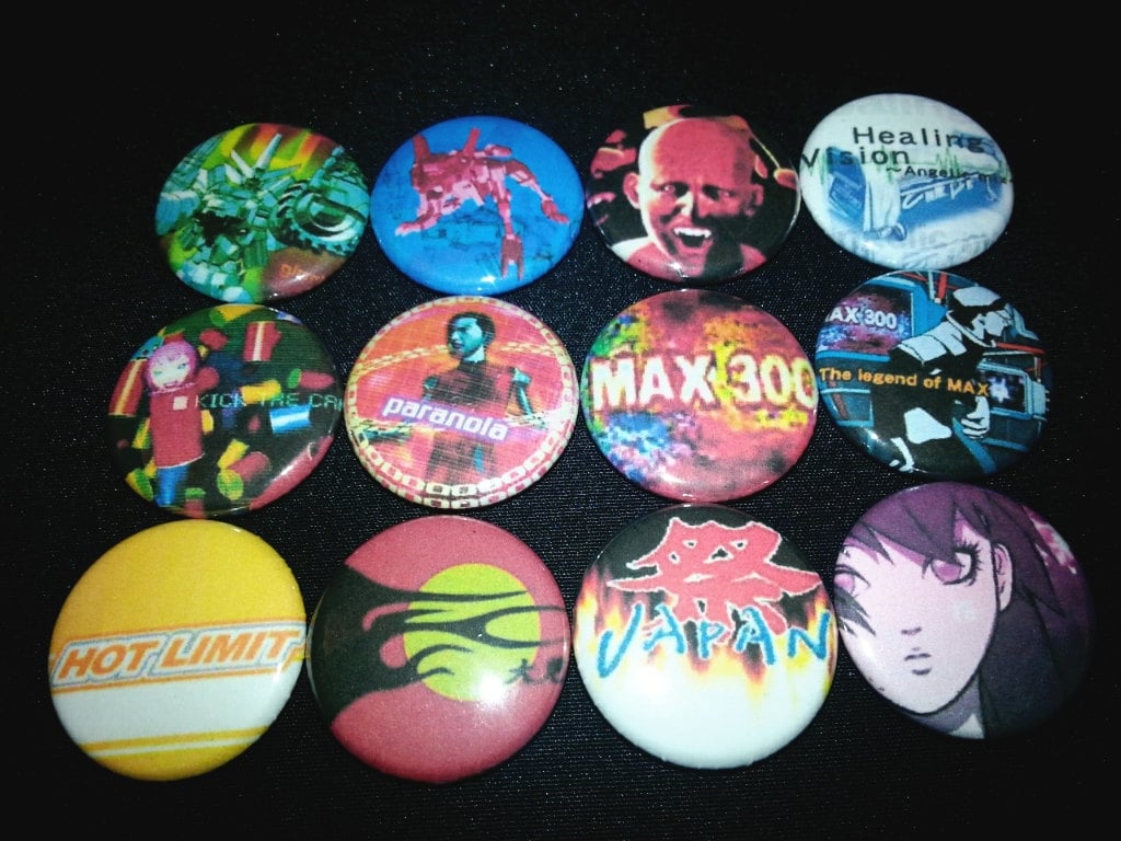 12 One-inch DDR Button Pins - Etsy