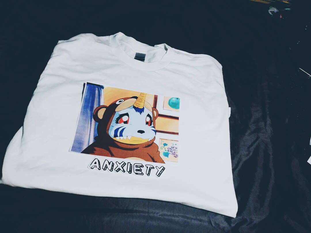 Anxiety Digimon Tee - Etsy