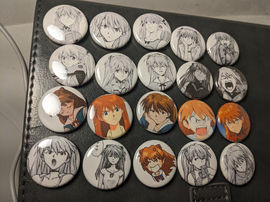 20 One-inch Asuka Button Pins - Etsy