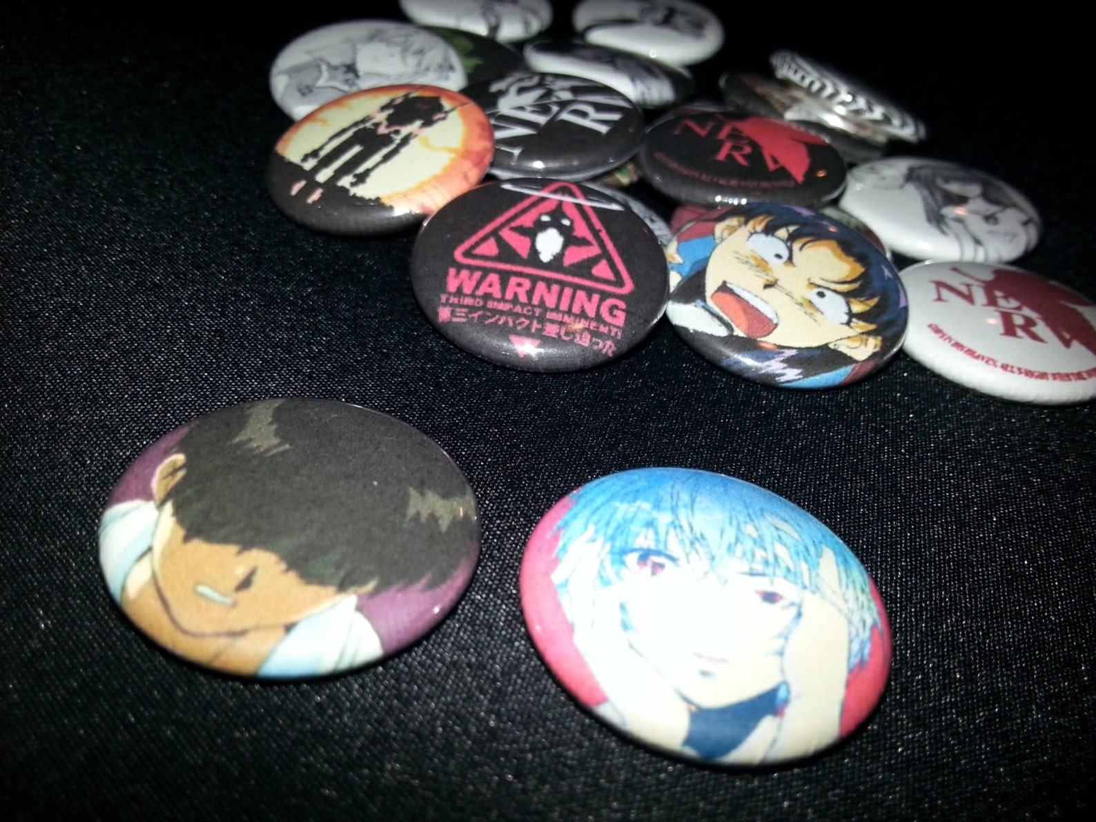 20 One-inch Neon Genesis Evangelion Button Pins - Etsy