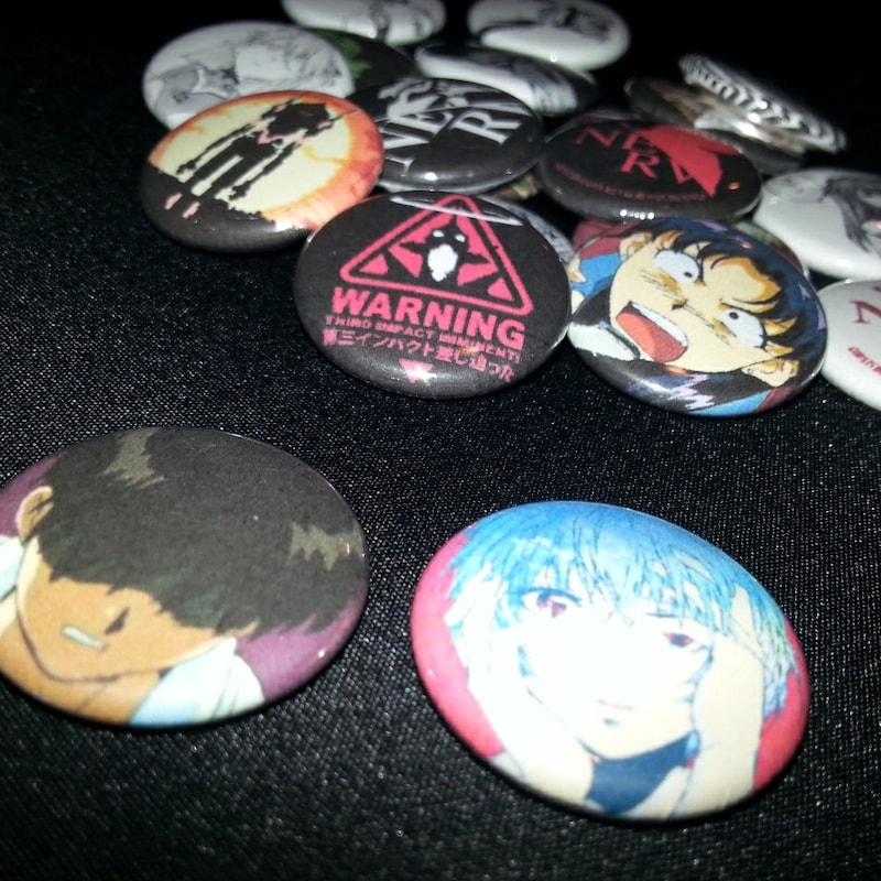 Emo Button Pin - Etsy