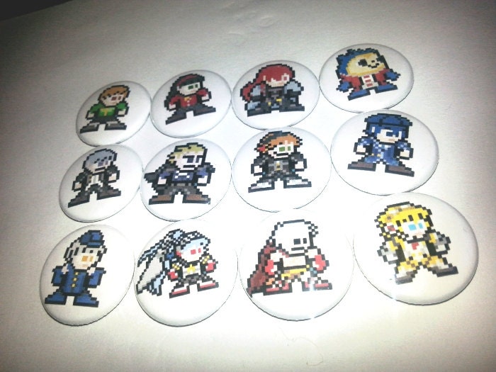 12 One-inch Persona 4 Button Pins - Etsy