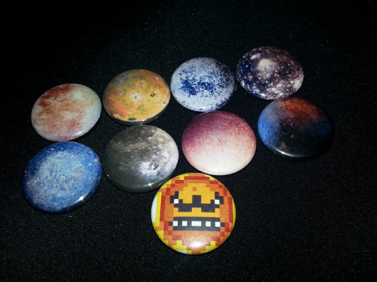 9 One-inch Planets Button Pins - Etsy