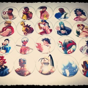 20 One Inch Street Fighter 3 Third Strike Button Pins - Etsy
