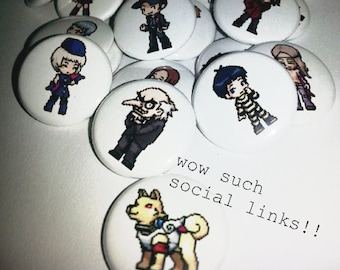 23 One-inch Persona 3 Arcana Button Pins | Etsy