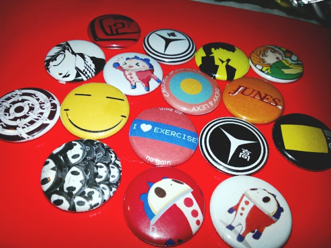 16 One-inch Persona 4 Button Pins - Etsy