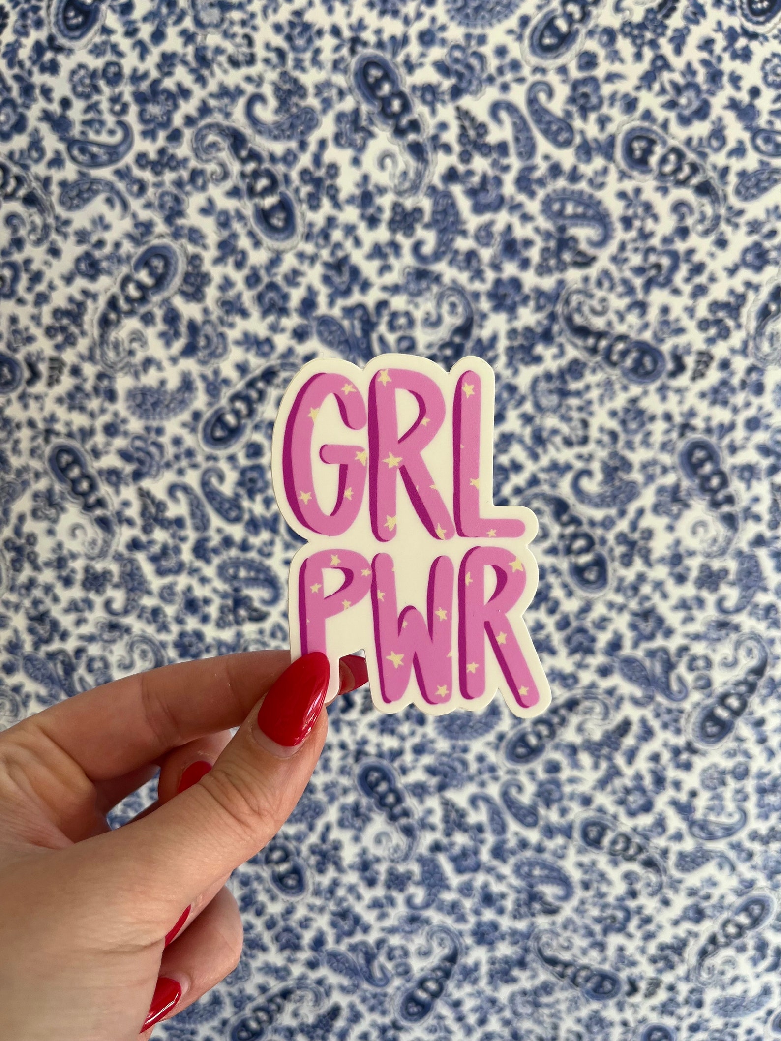 Girl Power Vinyl Sticker - Etsy