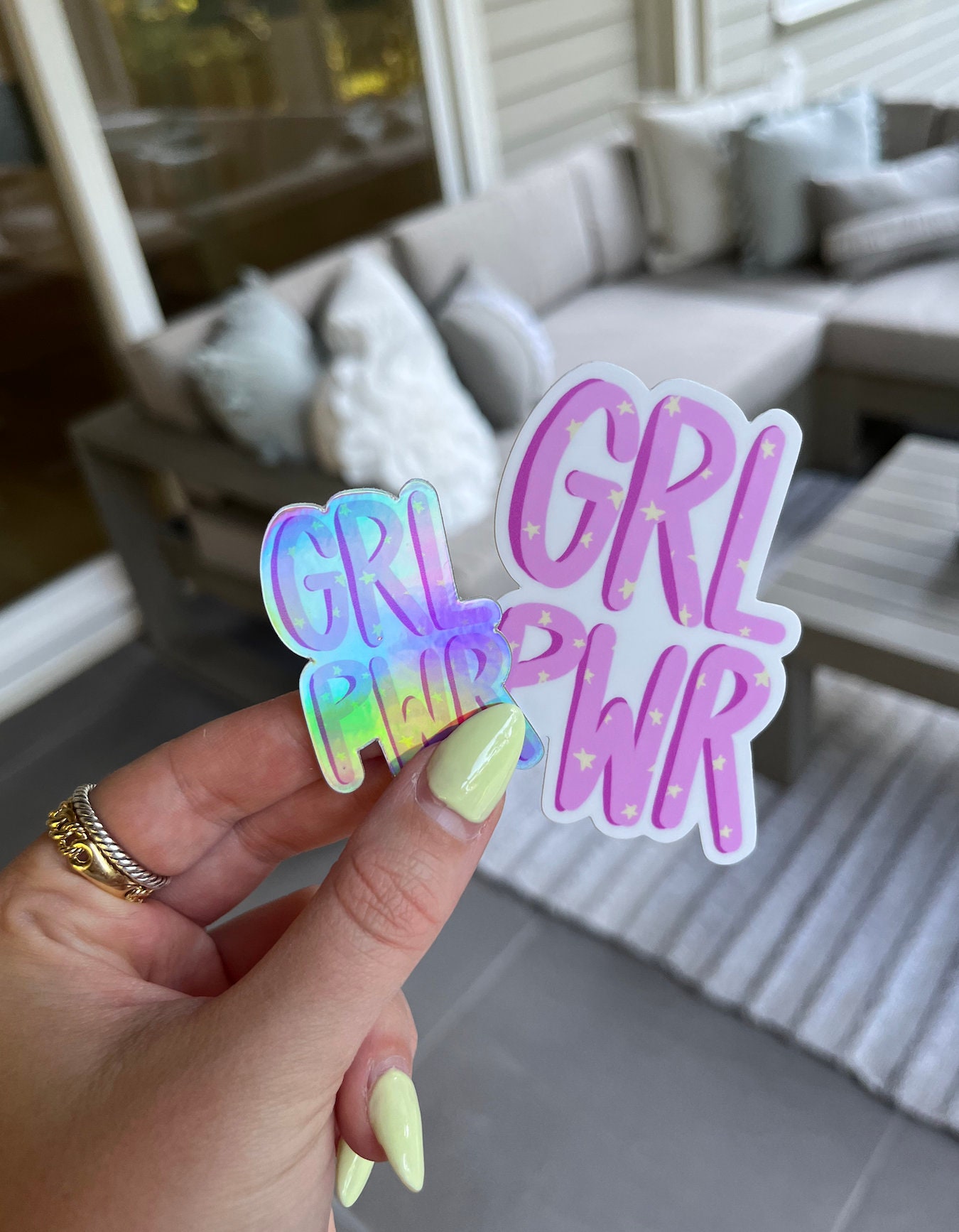 Girl Power Vinyl Sticker - Etsy