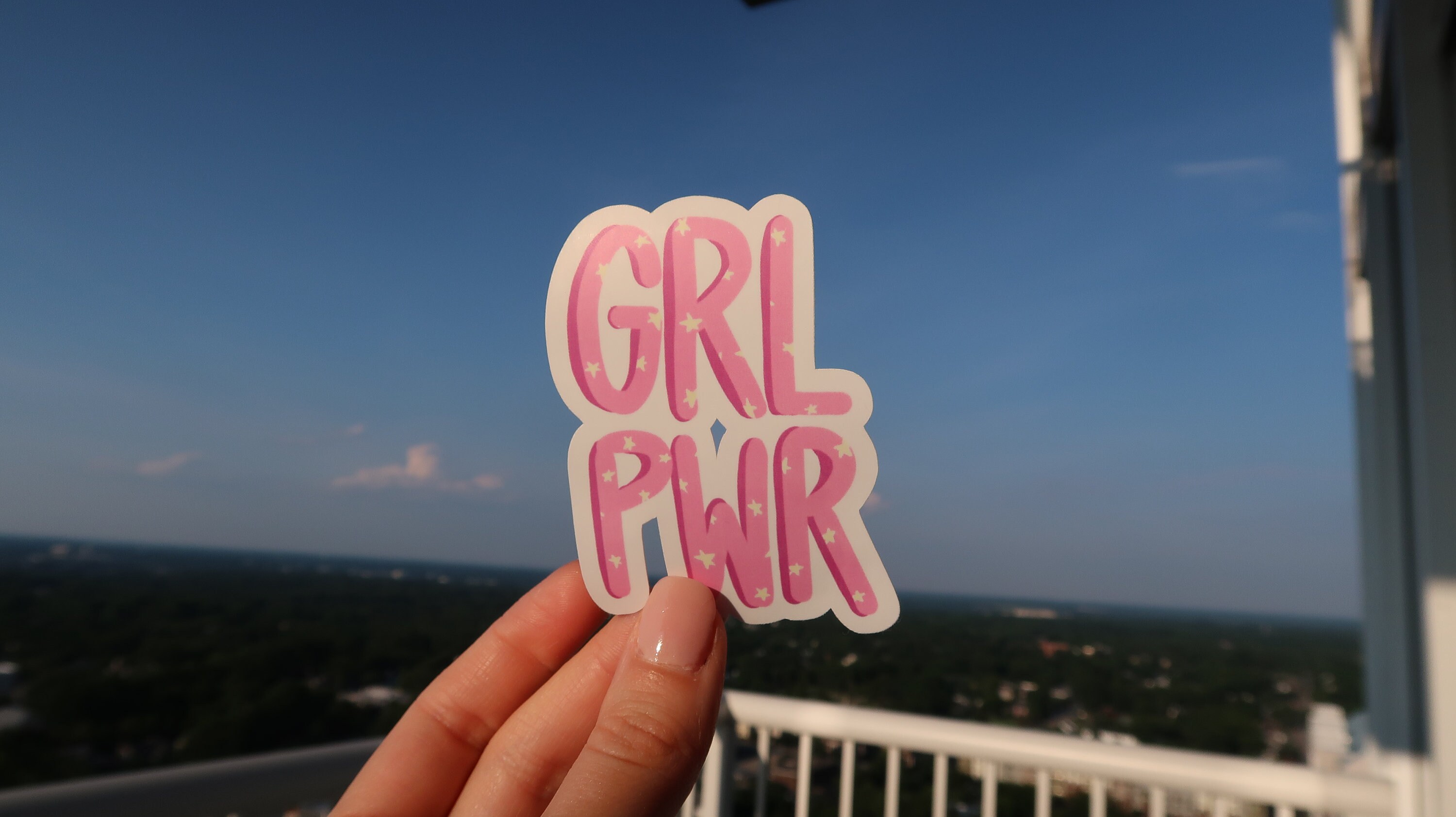 Girl Power Vinyl Sticker | Etsy