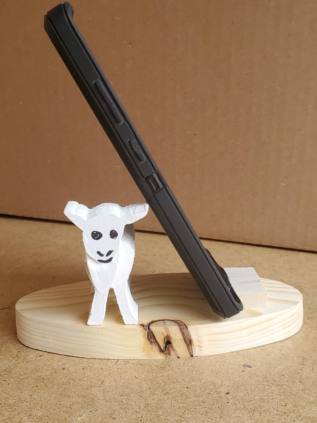 Goat, Phone Stand, Layered Animal, Charging Station - Etsy