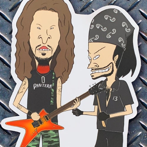Dimebag Darrell Vinnie Paul Beavis and Butt-head Pantera | Etsy