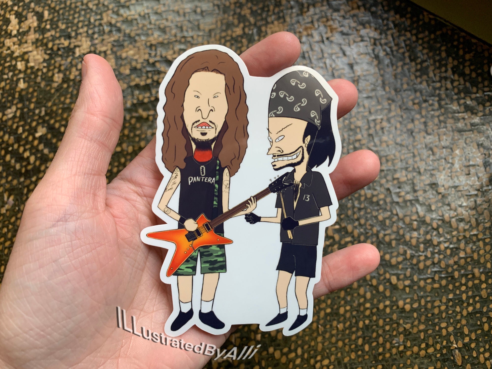 Dimebag Darrell Vinnie Paul Beavis y Butt-Head Pantera | Etsy