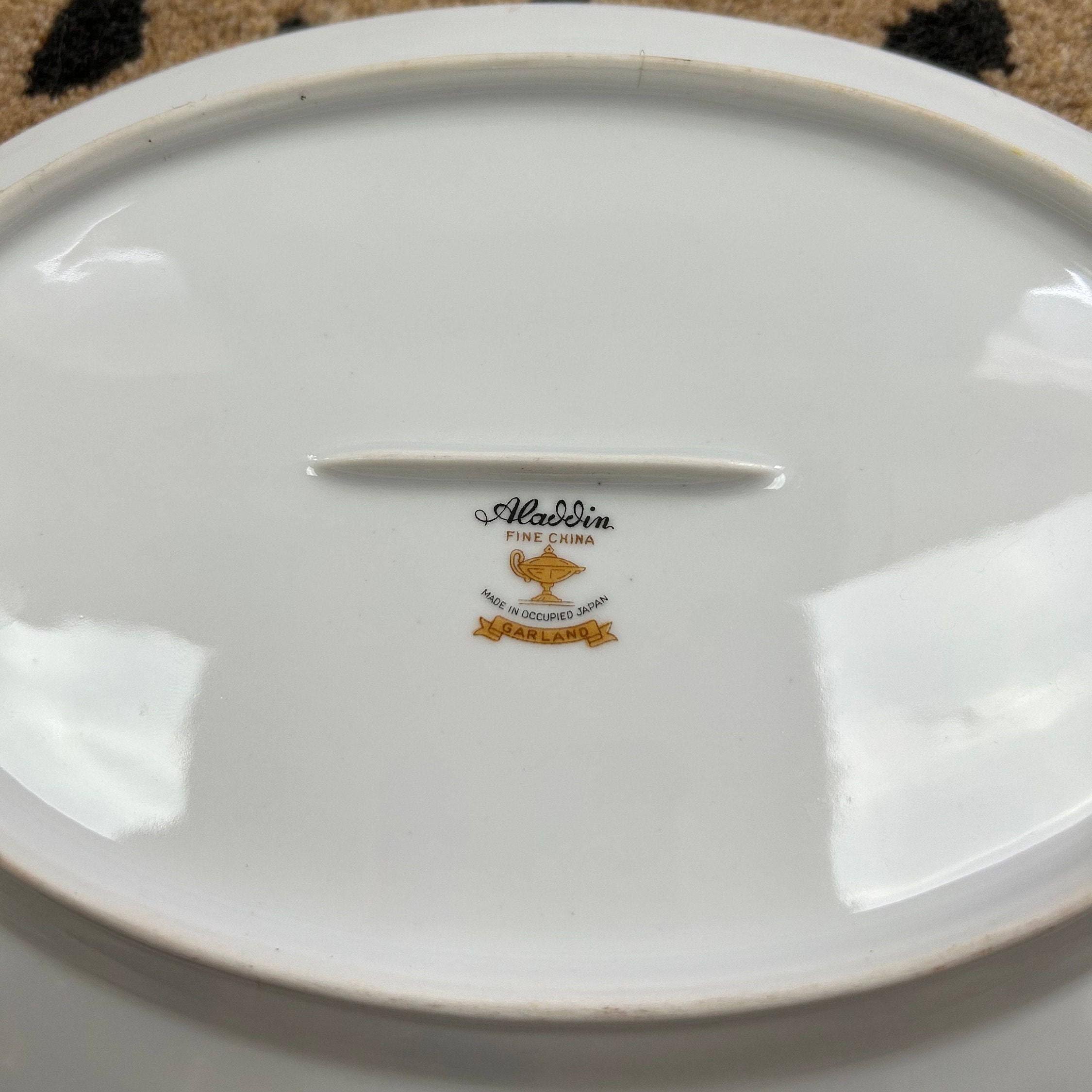 Vintage Aladdin Fine China Made in Occupied Japan Small Platter - Etsy