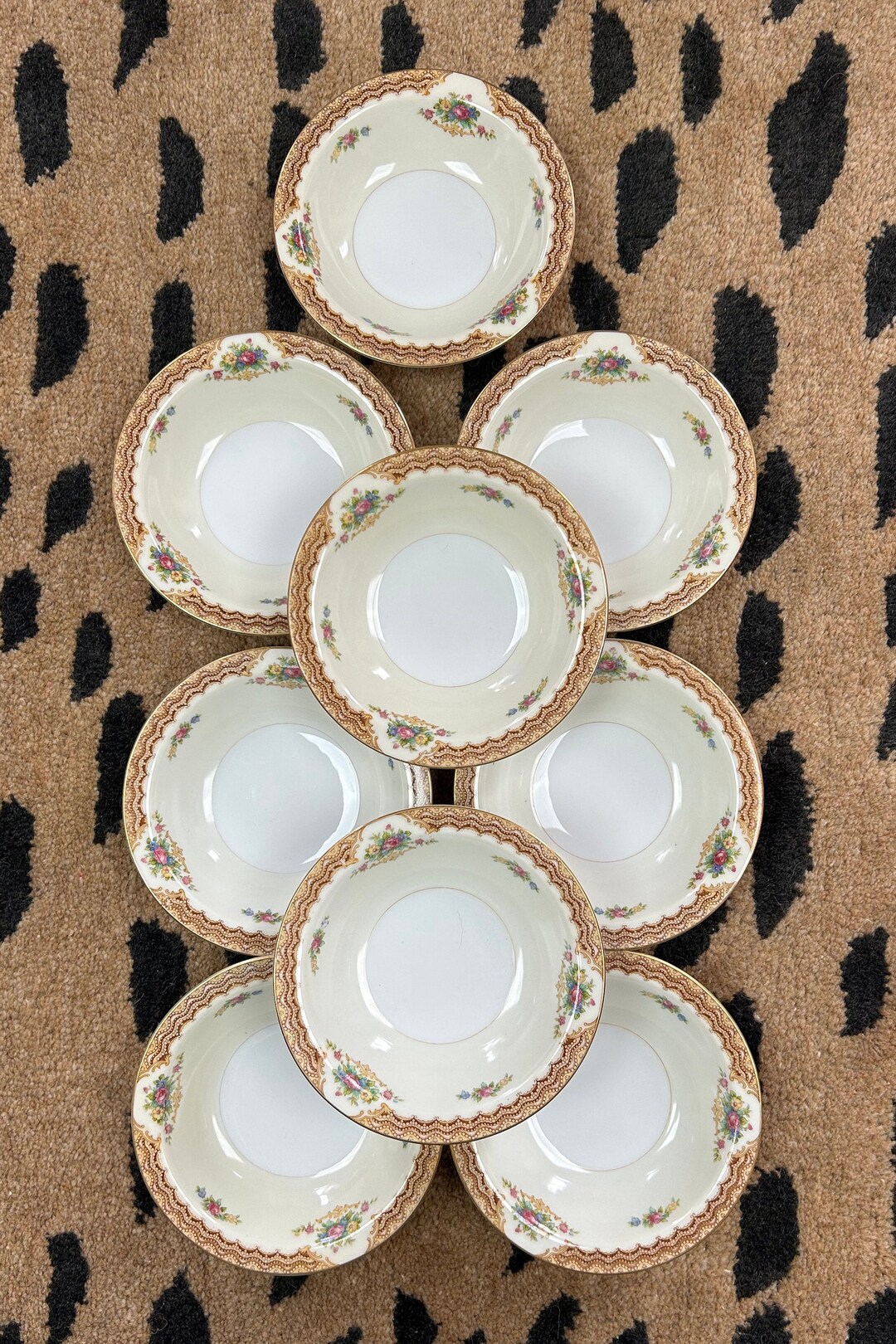 Vintage Victorian Style Jyoto China Dessert/sundae Bowls hard - Etsy