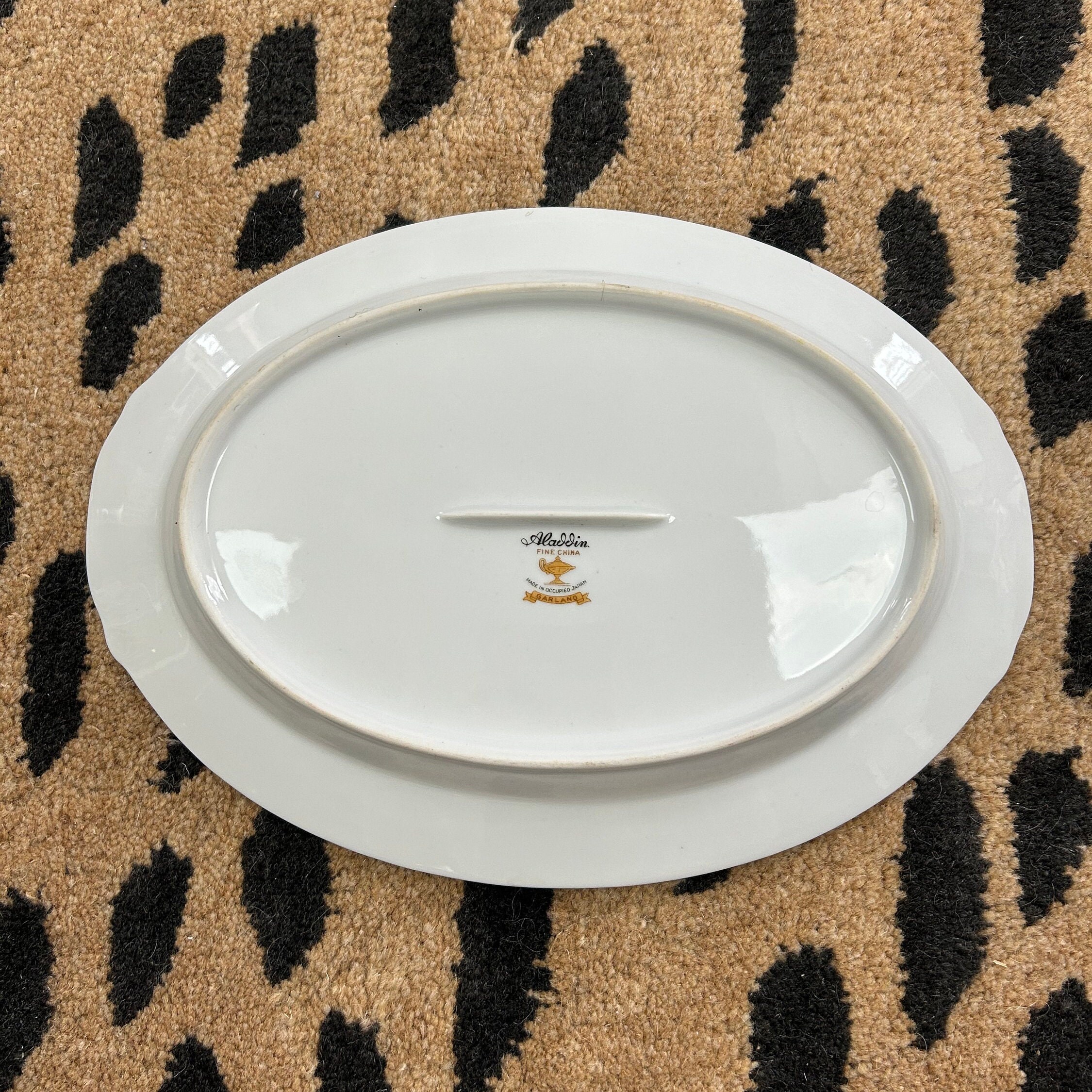 Vintage Aladdin Fine China Made in Occupied Japan Small Platter - Etsy