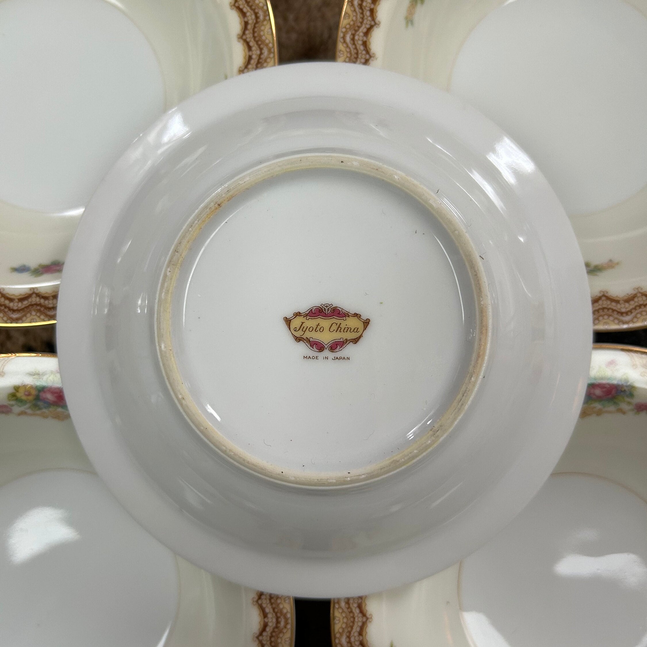 Vintage Victorian Style Jyoto China Dessert/sundae Bowls hard - Etsy