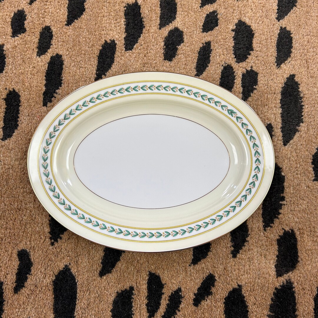 Vintage Hard to Find Noritake Malibu SMALL Oval Serving Platter - Etsy