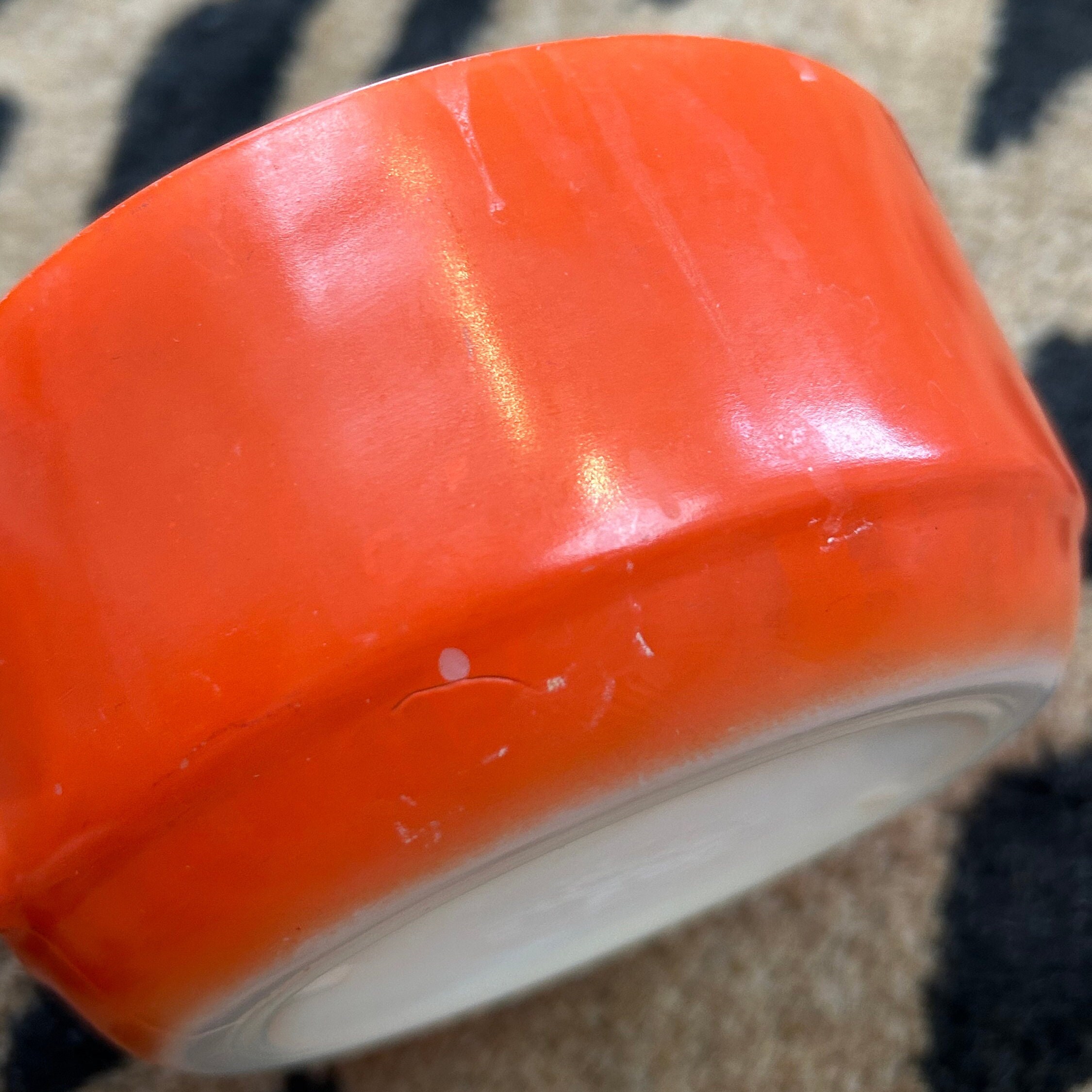 Vintage Bright Orange Fire King Chili Mug - Etsy