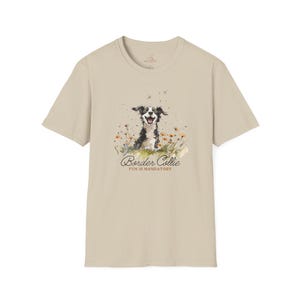 Border Collie Fun is Mandatory Shirt, Pet Themed Shirts, Border Collie ...