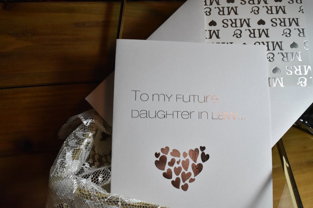 To My Future Daughter In Law Etsy