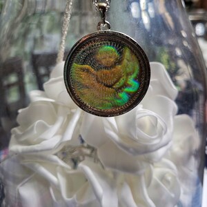 Angel Holographic Necklace Angel Prismatic Necklace Angel - Etsy