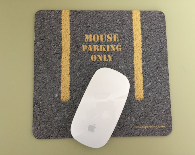 Mouse Parking Only Funny Mouse Pad Computer Mousepad - Etsy