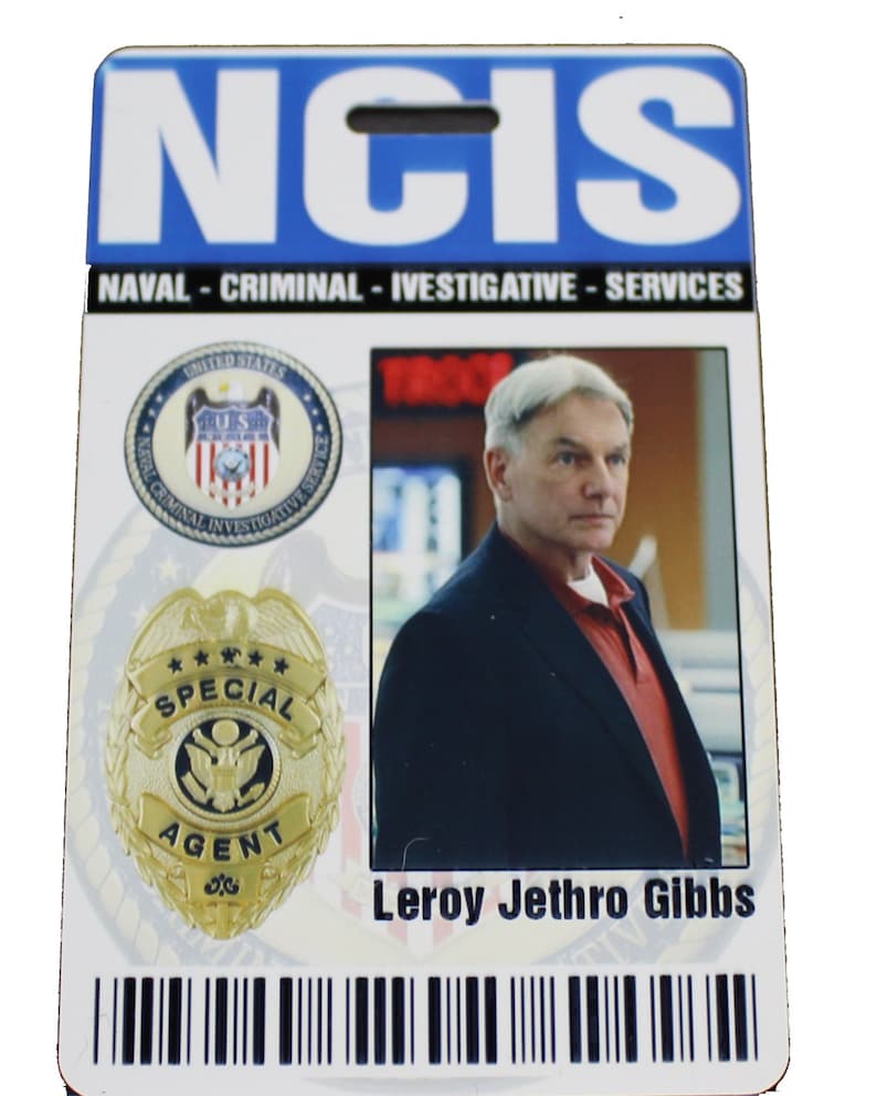 NCIS Gibbs Prop ID Badge - Etsy