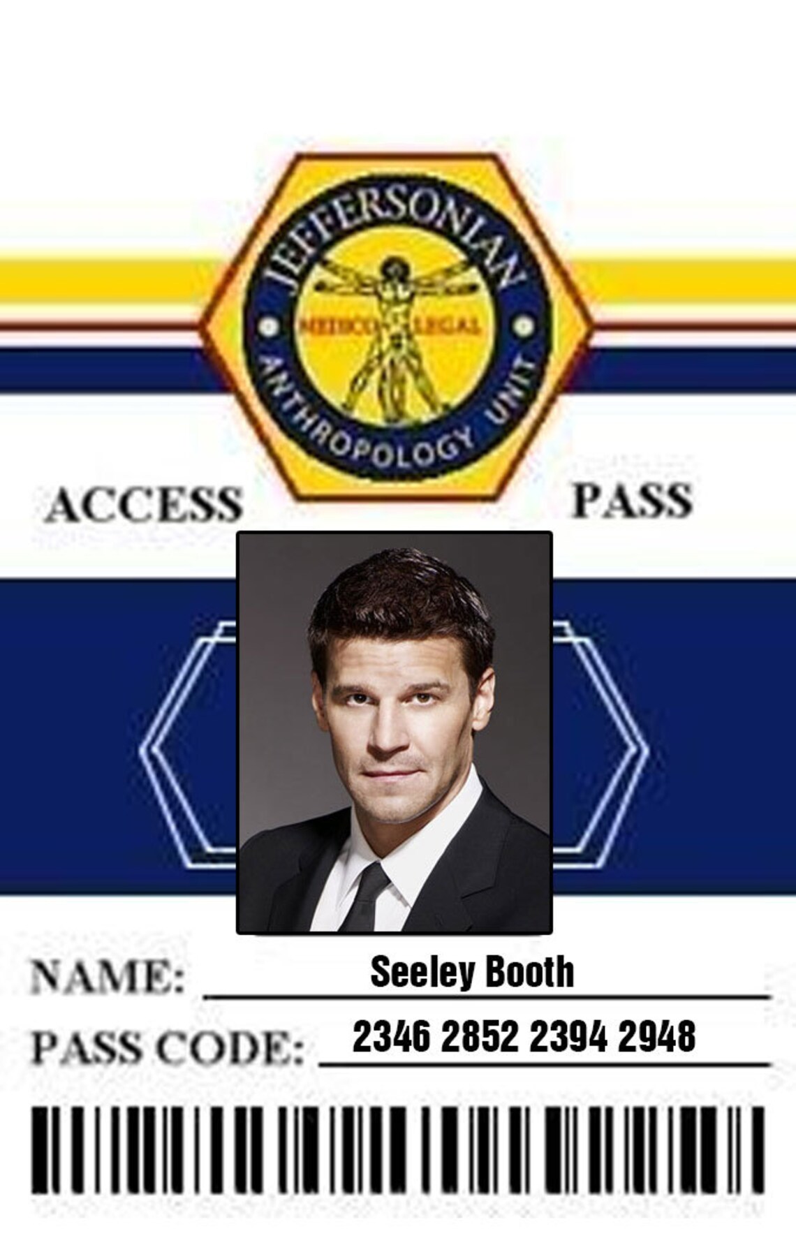 Bones TV Show Prop Badges - Real Badges Complete With Clip - Etsy