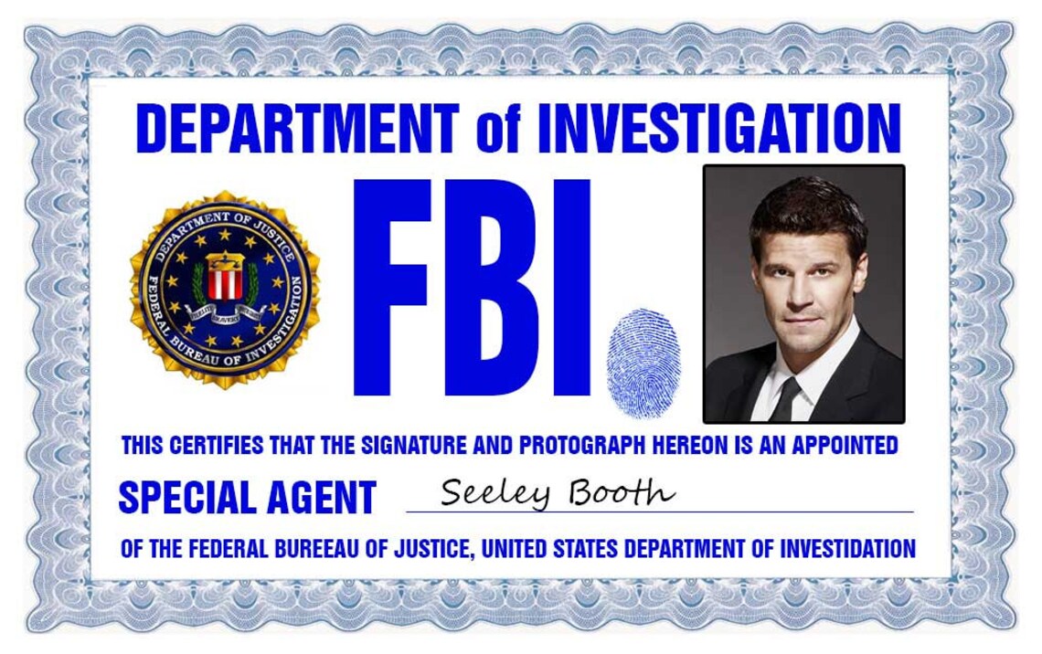 Bones TV Show Prop Badges - Real Badges Complete With Clip - Etsy