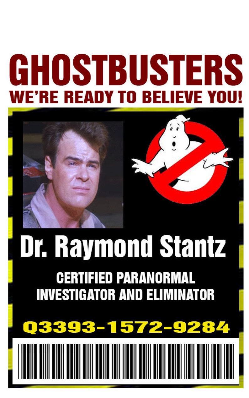 Ghostbusters Movie Prop Badges Real Badges Complete With - Etsy