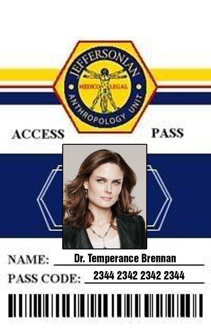 Bones TV Show Prop Badges - Real Badges Complete With Clip - Etsy