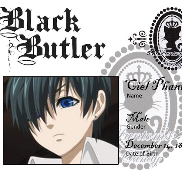 Black Butler - Etsy