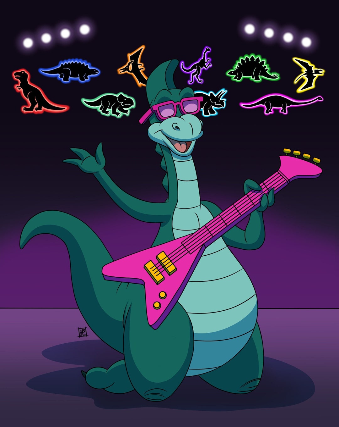 Denver the Last Dinosaur | 8 X 10 In. Matte Art Print - Etsy