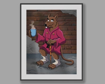 Master Splinter Art - Etsy