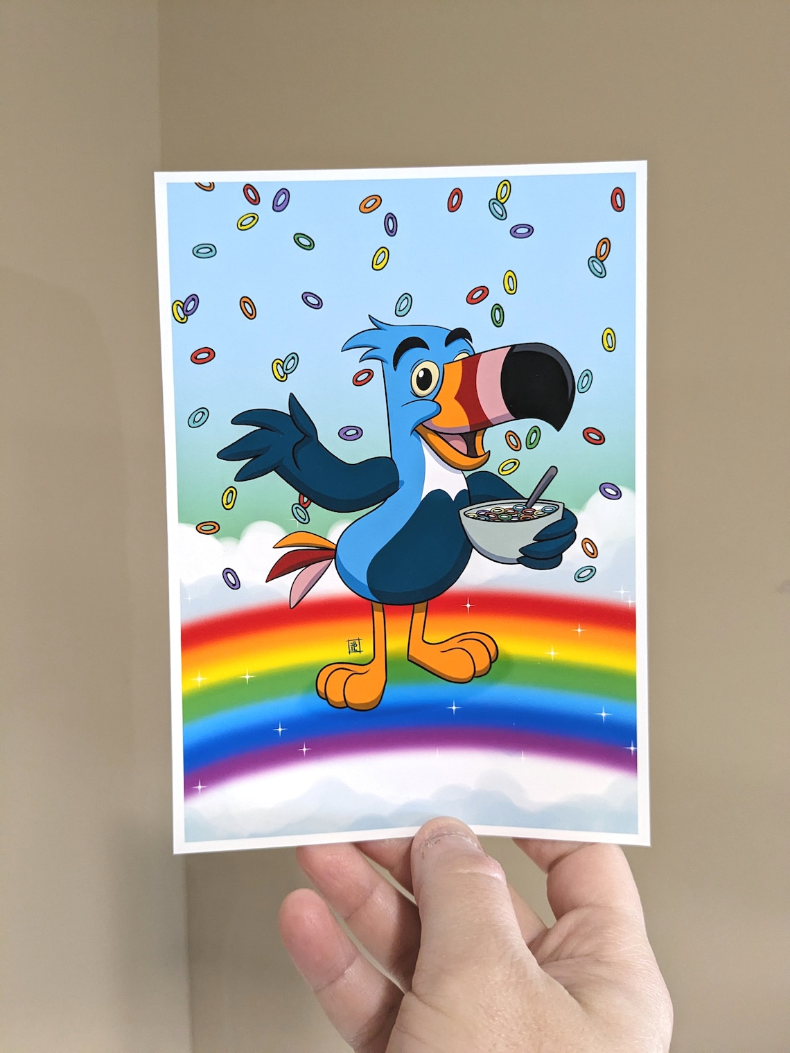 Toucan Sam Froot Loops Cereal | 5 X 7 In. Matte Art Print - Etsy