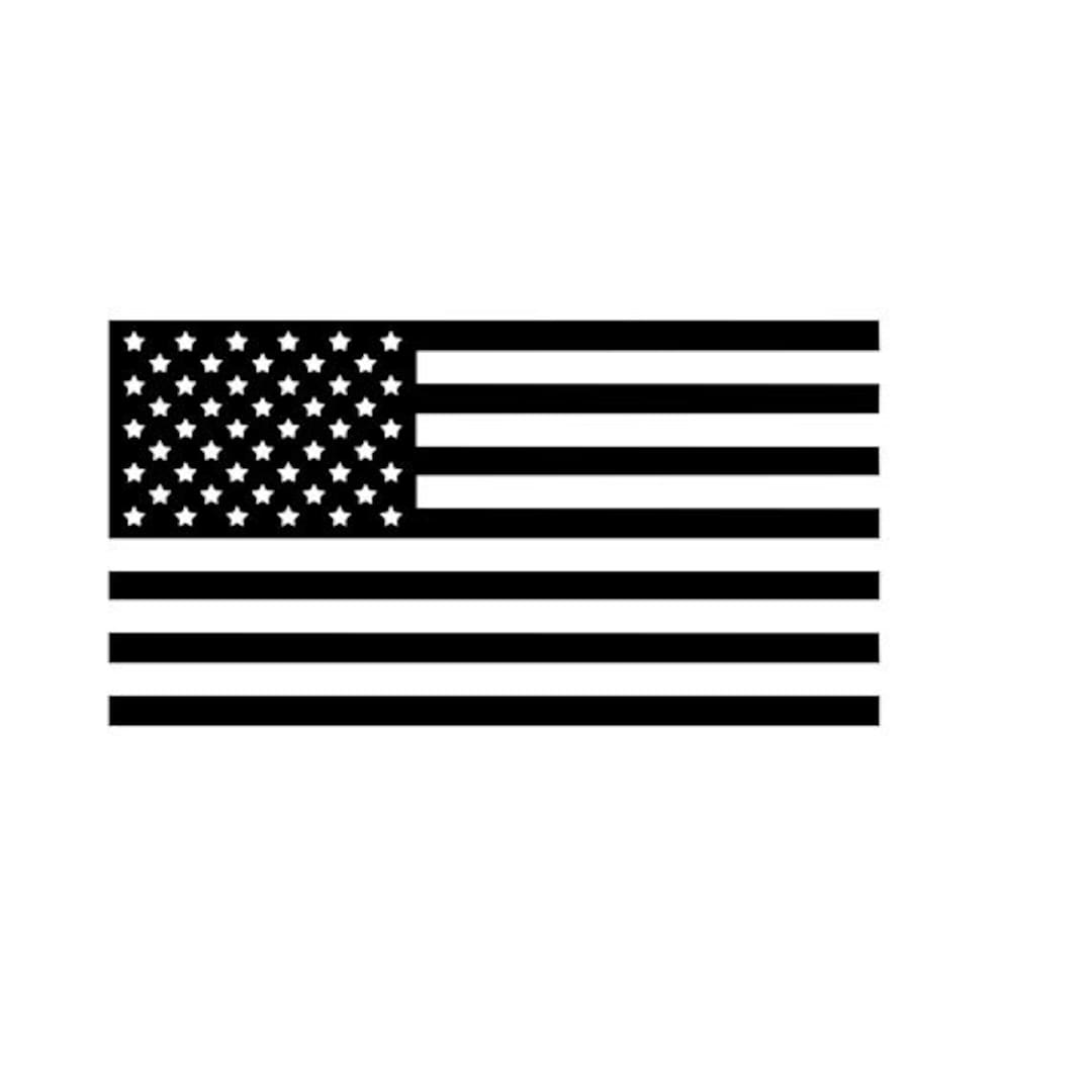 American Flag Decal | USA | Vinyl | Diecut | Decal | Car | Window Decal ...