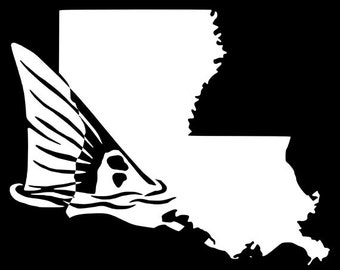 Redfish decal | Etsy