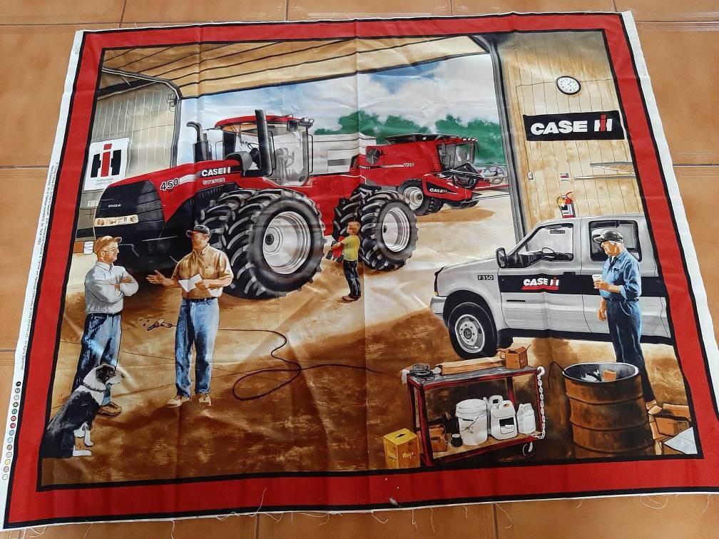 Fabric Panel Cot Panel Tractor Theme Case Tractor - Etsy