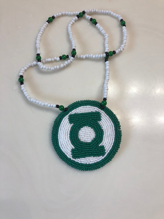 Green lantern necklace store