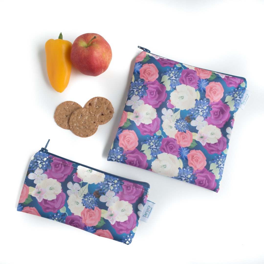 Ensemble de sacs de collation à sandwich réutilisables tissu - Etsy France