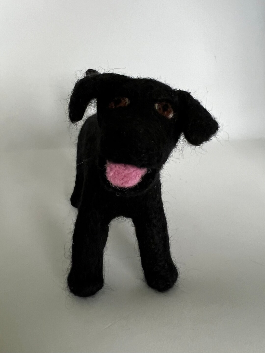 Needle-felted Black Labrador Retriever Dog Sculpture - Etsy