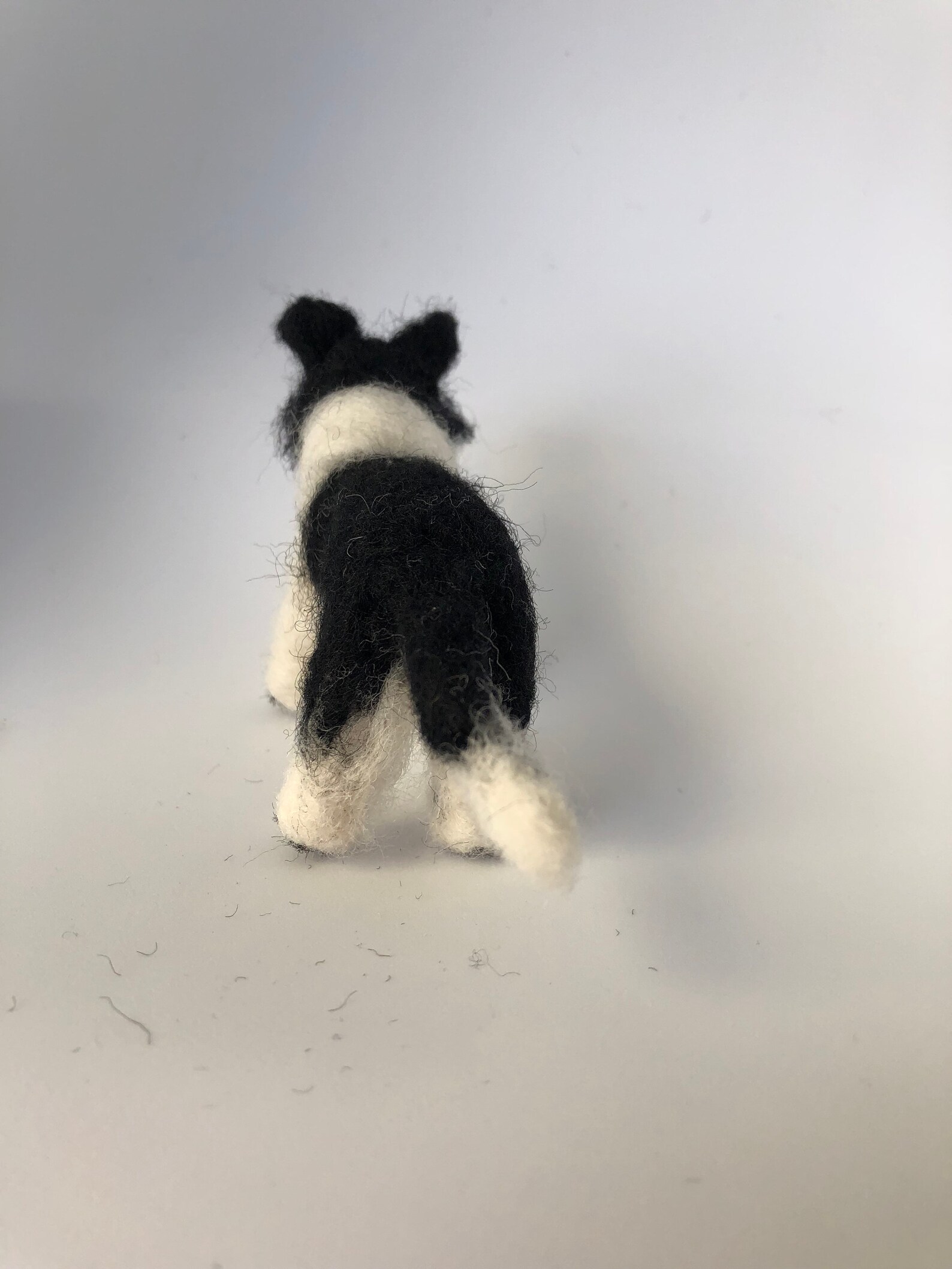 Needle-felted Border Collie Dog Sculpture - Etsy