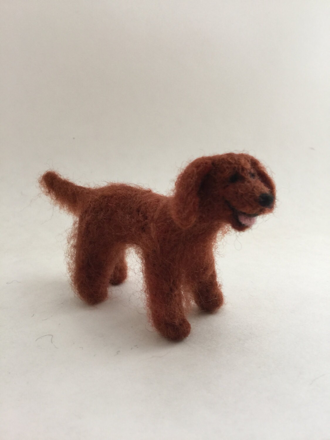 Needle-felted Red Setter Dog Sculpture - Etsy